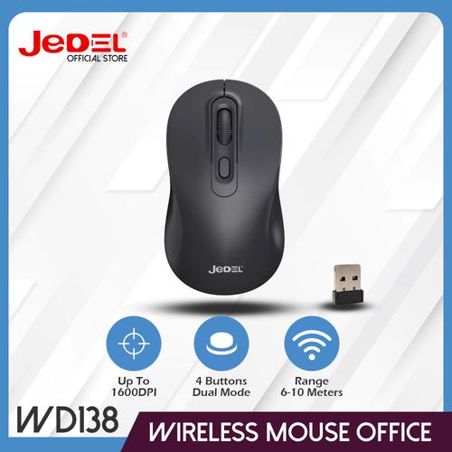 Promo Jedel Wireless Mouse Office USB WD138 - Hitam - Jakarta Pusat ...