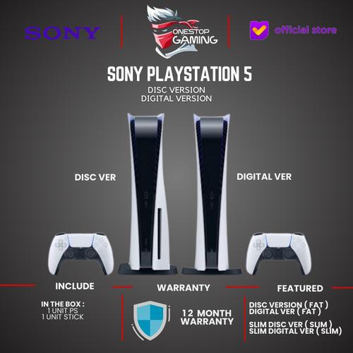 Promo Sony PS5 PlayStation 5 - Disc Version / Digital Edition - DIGITAL ...