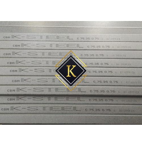 Jual BAJA RINGAN CBM K STEEL K STEEL C75 C 75 0.75 0,75 MM / KANAL ...