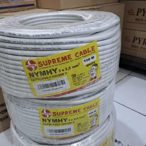 Jual KABEL NYMHY 3x2.5 SUPREME 100MTR KABEL SERABUT NYMHY 3x2.5 SUPREME - Kota Bandung - Lestari ...