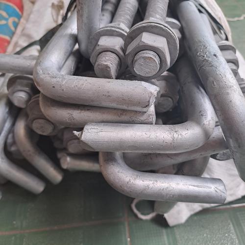 Jual angkur L baja a325 hotdip galvanice m36 x 70cm x 10cm drat 20cm ...