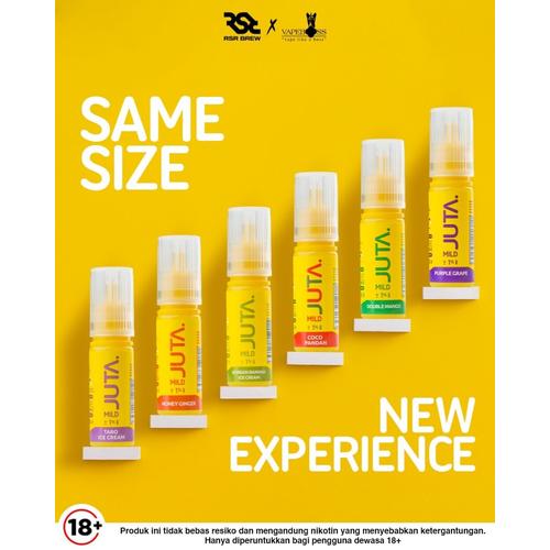 Promo JUTA SERIES NEW FLAVOUR MILD SALT NIC 15ML 4X15ML BY RSR BREW ...