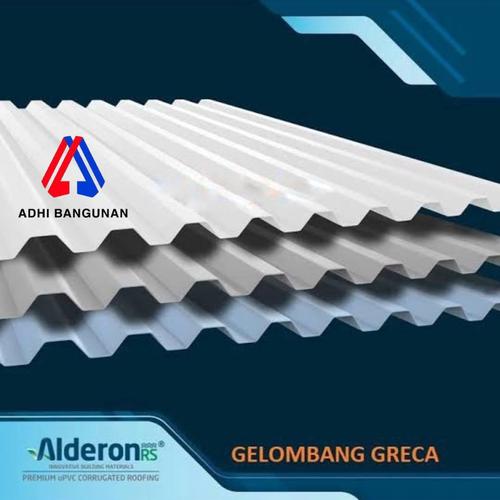 Jual Atap uPVC single layer/1layer ALDERON RS greca (gelombang kotak) 1 ...