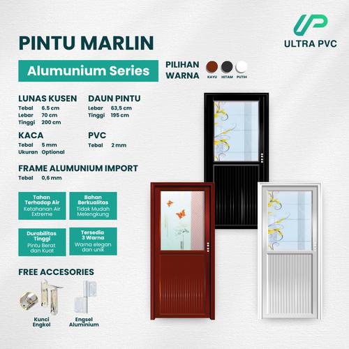 Jual PINTU MARLIN ALUMUNIUM SERIES - PINTU ALUMUNIUM // PINTU KAMAR ...