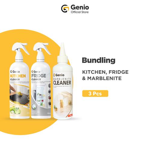 Jual [PAKET PELAKOR] GENIO Fridge Cleaner 250ml + Marblenite + Kitchen ...