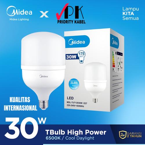 Jual NEW 2024!! Lampu T-Bulb Led Midea 30Watt T Led 5700K DAYLIGHT ...