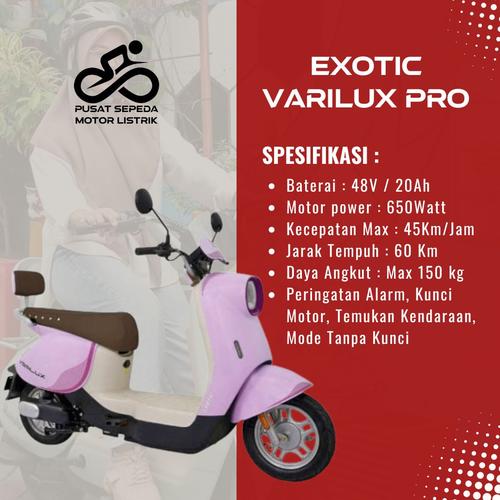 Jual SEPEDA LISTRIK EXOTIC VARILUX PRO - Kota Makassar - PUSAT SEPEDA ...