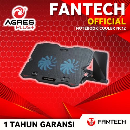 Promo Fantech NC12 Cooling Pad (NOTEBOOK COOLER 2 FAN WITH BLUE LED ...
