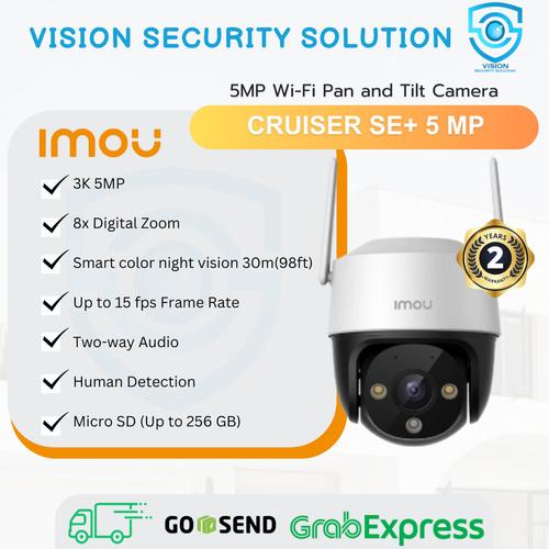 Jual CCTV IP Smart Wireless Imou Cruiser SE+ 5MP IPC-K7CP-5H1WE Two-way ...