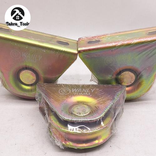 Jual Roda Pagar Rel Besi Bubut Double Bearing Galvanized Sliding Gate ...