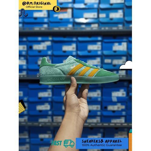 Jual Adidas Gazelle Indoor Hazy Green Preloved Green Crew Yellow IG6783 ...