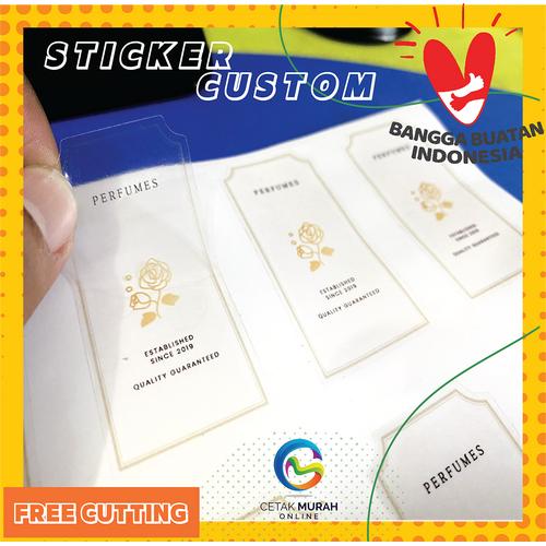 Jual Stiker Label Parfum Sticker Parfume Custom Label - Jakarta Timur ...