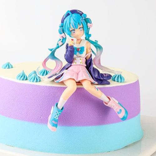 Jual BARU! Action Figure Karakter Anime Hatsune Miku Kawai Posisi Duduk ...