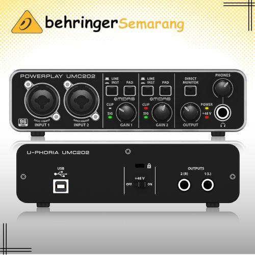 Jual Behringer UMC202HD ( UMC 202 HD ) Soundcard Audio Interface - Kota ...