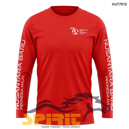 Jual Baju Dirgahayu Indonesia Hut Ke-79 Logo Resmi 2024 Kaos Kemerdekaan 17 Agustus 2024 Lengan ...