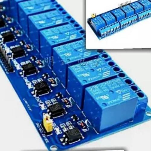 Jual Module relay 5v 8 Channel dengan isolasi OPTO AVR / 51 / PIC Arduino uno Mega Raspberry Pi ...