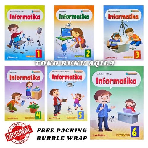 Jual Buku Informatika Kelas 1 2 3 4 5 6 SD Yudhistira Kurikulum Merdeka ...