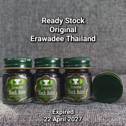 Jual Erawadee Royal Black Balm 66 Original Thailand ( balsem balsam ...