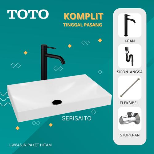Jual Wastafel TOTO LW645 / Washtafel Kotak Minimalis - Body Only - Kota ...