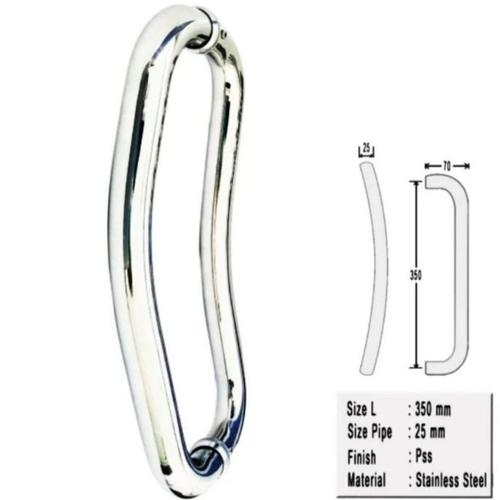 Jual Pull Handle Stainless/Tarikan Pintu Stainless VENEZZA Lengkung ...