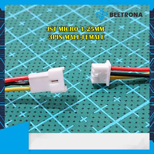 Jual JST Micro 3PIN 1.25mm DF13 Connector with Cable Male & Female - Kab. Sleman - Beetrona ...