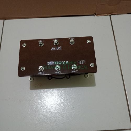 Jual Trafo Step Up Down Isolasi 3 phase 400V (RST) To 220V (RST) 50 W ...