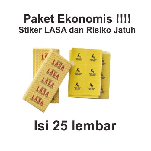 Jual Super Ekonomis : Stiker Penanda LASA dan Risiko Jatuh, Stiker ...