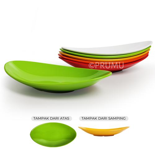 Promo PRUMU Piring Oval Melamin 8.7 Inch - Piring Panjang - PO1887 ...