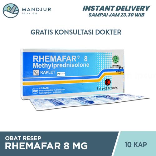 Jual Rhemafar 8 Mg 10 Kaplet / Methylprednisolone / Radang / Alergi ...