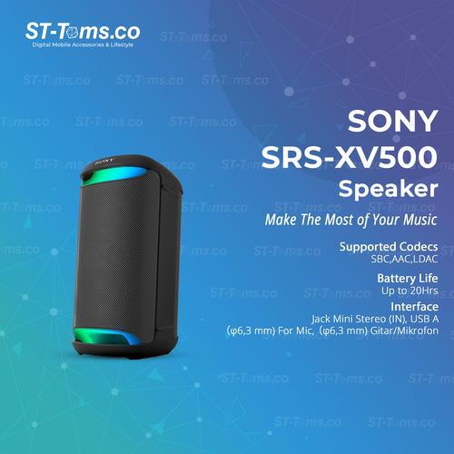 Jual Sony SRS-XV500 / XV 500 Wireless Party Speaker Portable Bluetooth ...