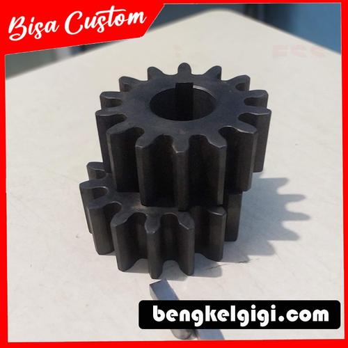 Jual Gear Spur Modul 8.5 Ukuran Custom Material S45C Roda Gigi Lurus M8 ...