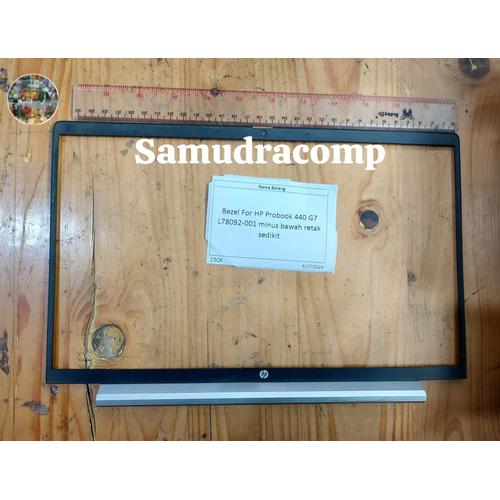 Jual Bezel For HP Probook 440 G7 L78092-001 Minus Bawah Retak Sedikit ...