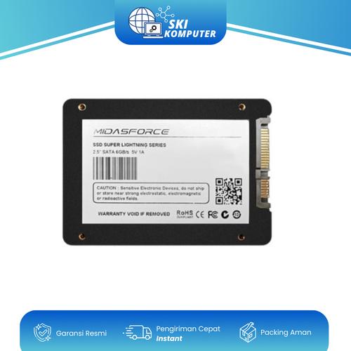 Jual Ssd 128 Gb sata midasforce super lightning 2.5 inch garansi resmi ...
