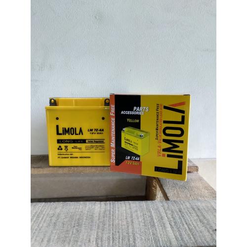 Jual AKI MOTOR LIMOLA LM7Z-4A 9AH - AKI THUNDER, BAJAJ, PULSAR, TVS ...