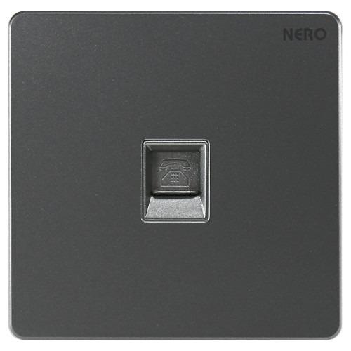 Jual NERO Saklar Telephone Outlet CASA X2 X2PH-MB - Matte Black ...