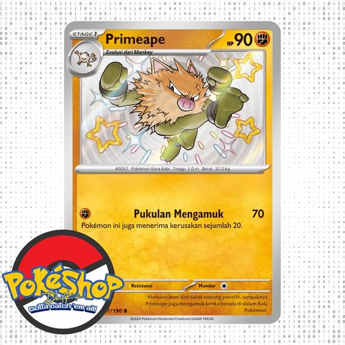 Jual Primeape Shiny, 277/190 s, Indonesia, 2024 - Jakarta Selatan ...