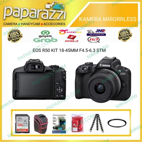 Promo CANON EOS R50 KIT 18-45MM / KAMERA CANON EOS R50 BODY ONLY EOS ...