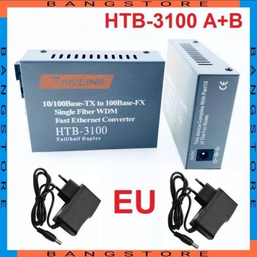 Jual NETLINK HTB-3100 (A/B) 25KM -Konverter Fiber Optik/FO to Lan ...