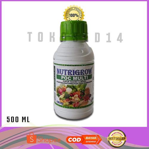 Jual NUTRIGROW POC MULTI 500 ML PUPUK MAKRO MIKRO PERTUMBUHAN PEMBUAHAN ...