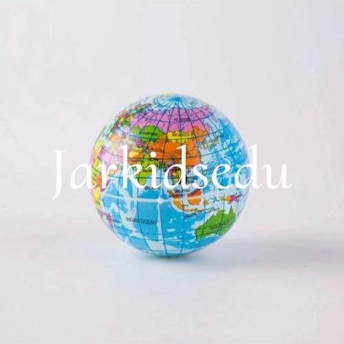 Jual MAINAN BOLA DUNIA PETA DUNIA BUMI GLOBE BALL SQUISHY BAGUS MURAH ...