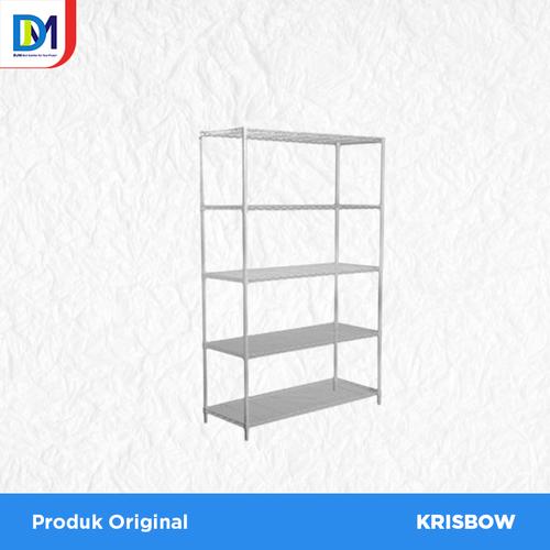 Jual Rak Besi Serbaguna Krisbow 5 Tingkat - Putih Produk Original ...