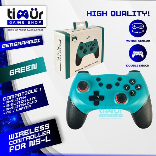 Promo Stick Stik Pro Controller Nintendo Switch Lite OLED PC N-SL Hijau ...