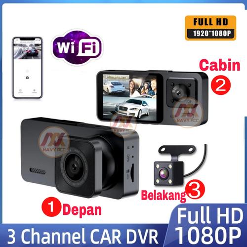 Jual Kamera Mobil Wifi Dashcam Dual Cam Full HD Night Vision S103 WIFI ...