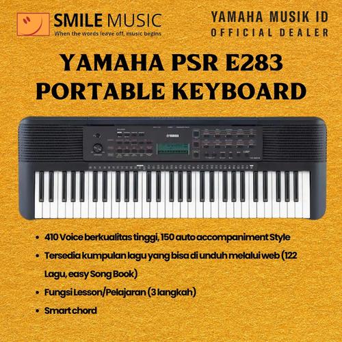 Promo Yamaha PSR-E283 Portable Keyboard / PSR-E 283 Cicil 0% 3x - Jakarta Pusat - Smile Music ...