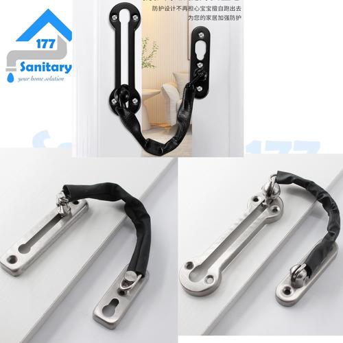 Jual Rantai Pintu stainless- Kunci grendel door chain lock safety ...