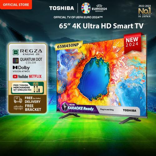 Promo Toshiba TV 65" 4K UHD Smart TV - QLED Dolby - 65M450NP Cicil 0% ...