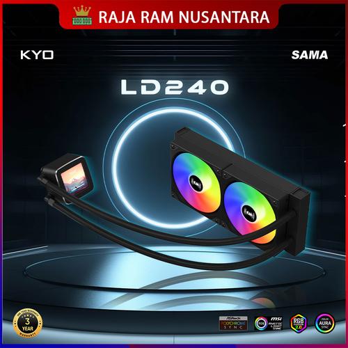 Jual KYO SAMA LD240 2.8" inch ARGB AIO Liquid Cooling LCD DISPLAY AIO ...