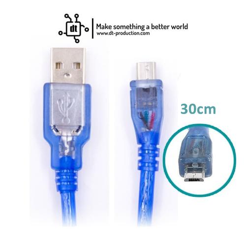 Jual Kabel Data Micro USB Untuk NodeMCU ESP32 0.5m High Quality - Kota ...