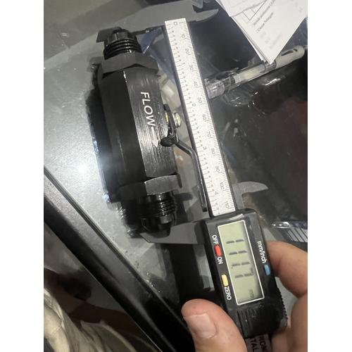 Jual KRAN MINYAK AN10 SHUT OFF VALVE FITTING ALUMINUM BLACK RACING ...