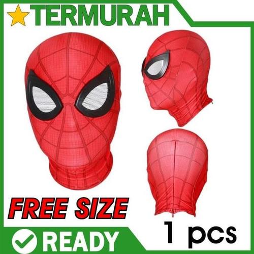 Jual Topeng Spiderman Kain Bahan New Mask Spider Man - Kota Bekasi ...